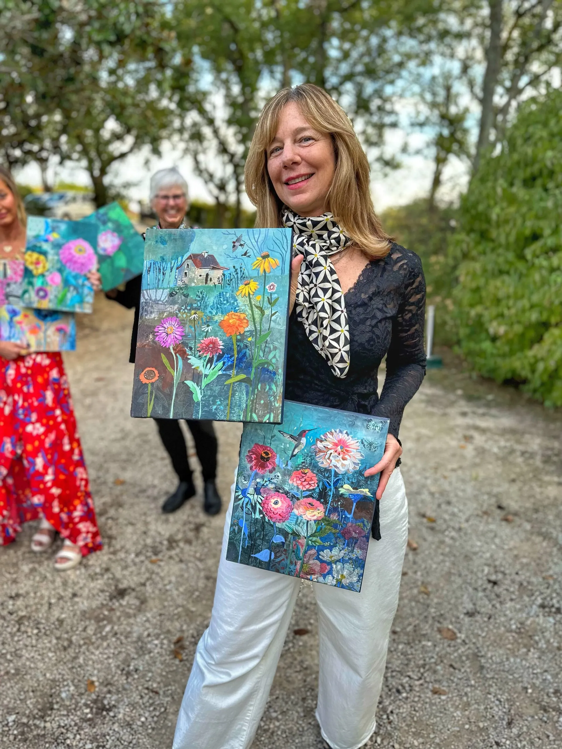 Cathy Nichols & Kate Sydney Workshop 2026 - Perigord Retreats Painting ...